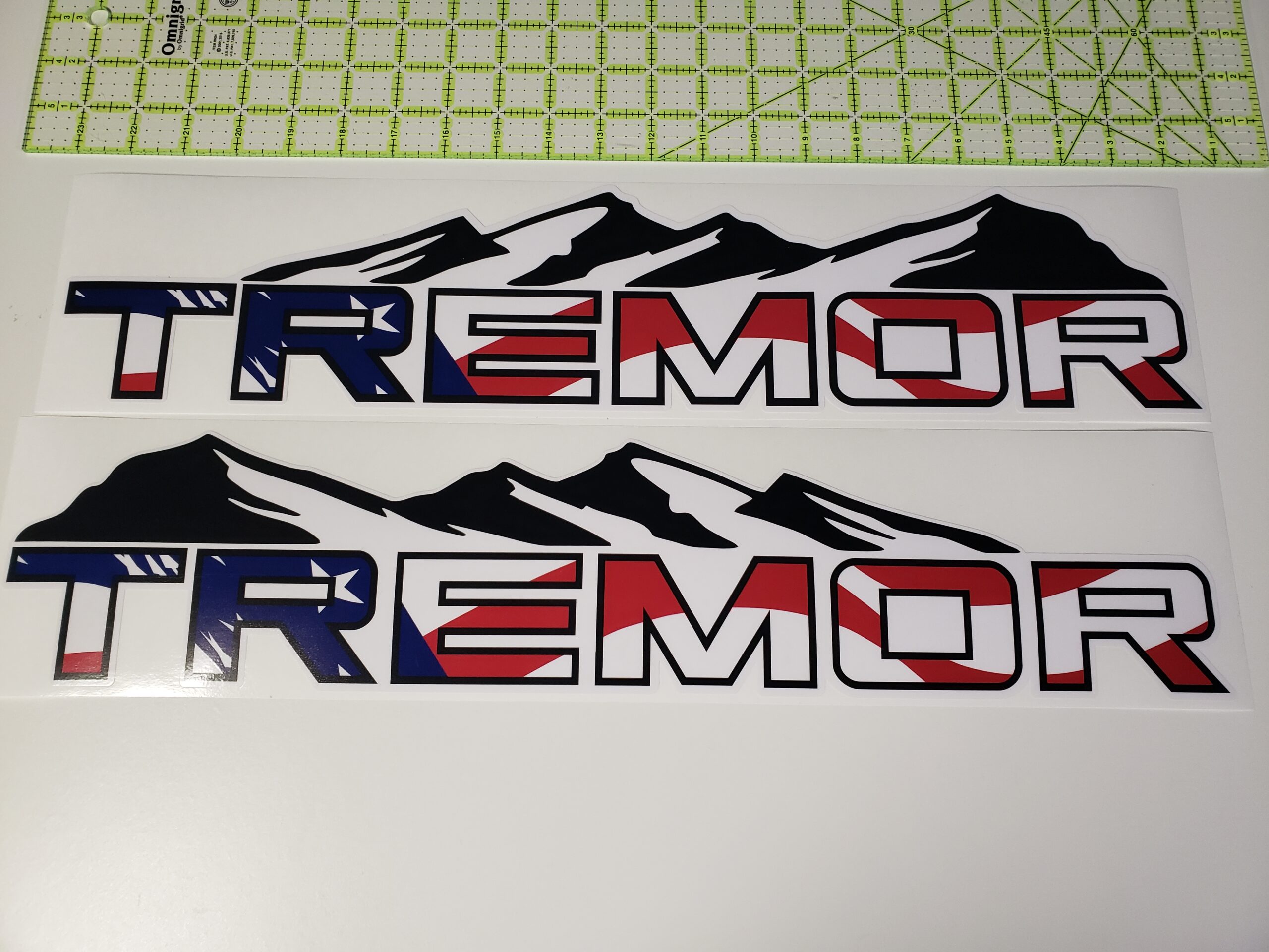 American Flag Tremor Bedside Decals – 42 Stitches